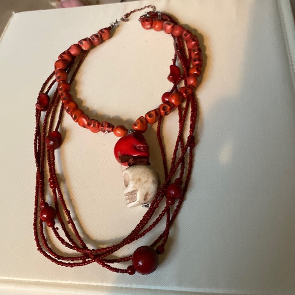 Jewelry | Vintage Voodoowitchday Of The Dead Choker Necklace | Poshmark